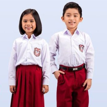 KEMEJA Shirts / Uniforms / Long white shirts for elementary school ...