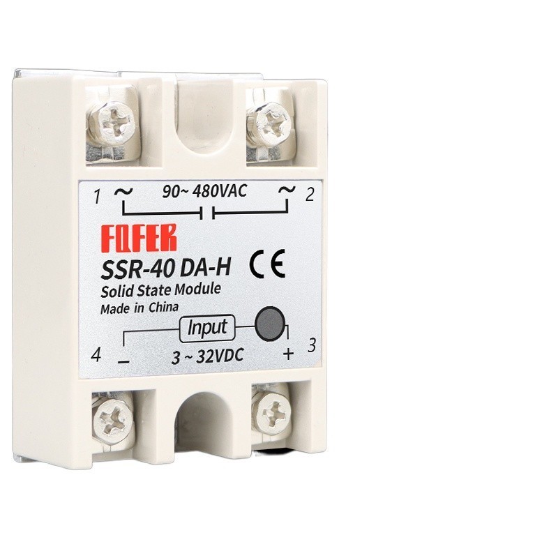 ̤͂Single-phase solid state relay SSR-40DA-H 40A DC control AC high voltage resistant SSR-25DA-H ...