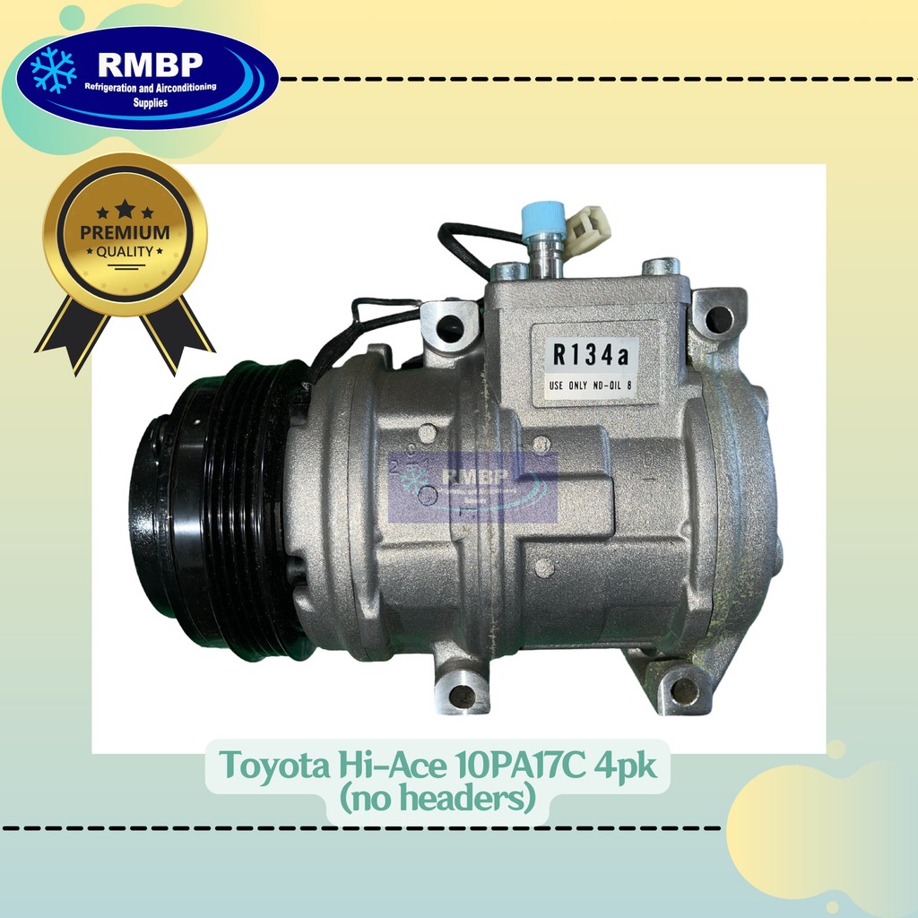 Automotive Aircon Compressor Toyota Hi-Ace 1998 GAS 10PA17C MG 4PK (no ...