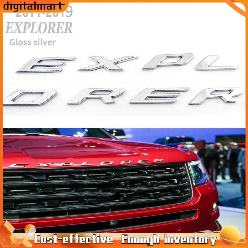 [digitalmart]Explorer Car Emblem Front Hood Emblem 3D Letters Explorer ...