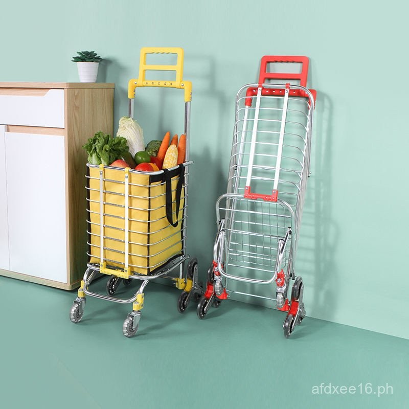 Shopping Cart Small Pull Cart Portable Shopping Cart Household Trolley ...
