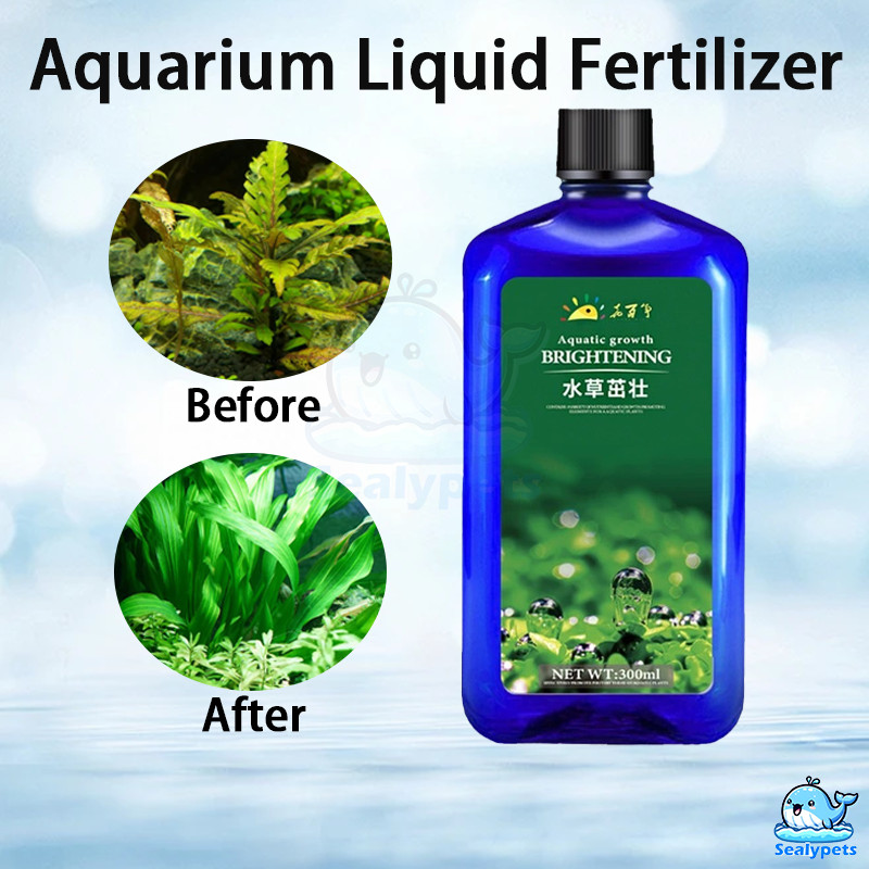 Aquatic Plant Liquid Fertilizer Aquarium Plant Nutrient Solution 300ml ...