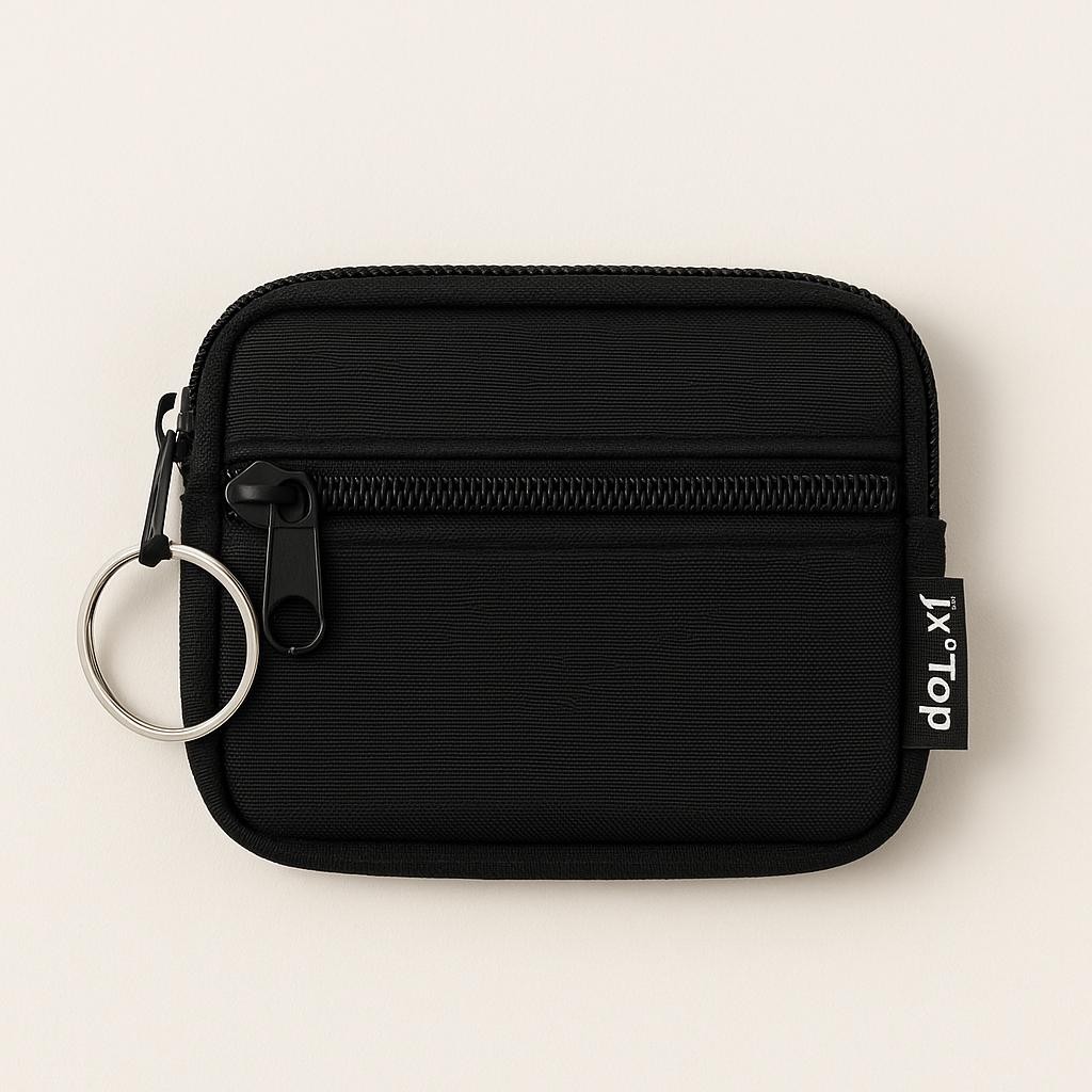 Compact Nylon Coin Pouch with Key Holder | Shopee Philippines