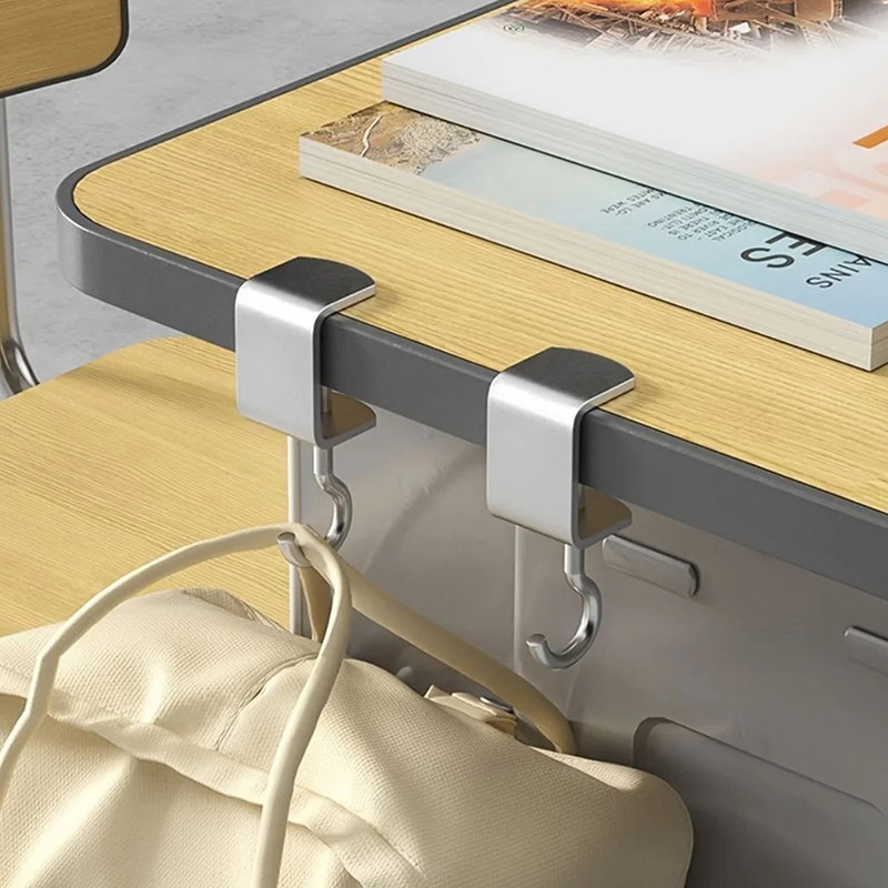 LFPH 1/2/4pcs 360° Rotatable Steel Table Hooks - Detachable, Non ...