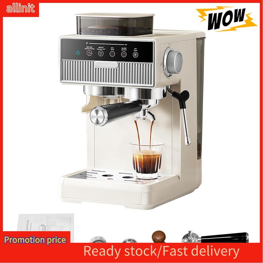 allinit-ph 20bar Coffee Machine Semi-automatic Home Small Cold Hot 2 ...