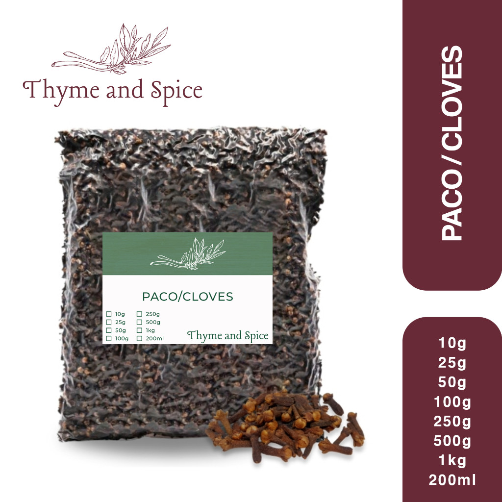 [POUCH] Whole India Dried Cloves 50g100g (Clavo De Comer/ Paco/ Mismar ...