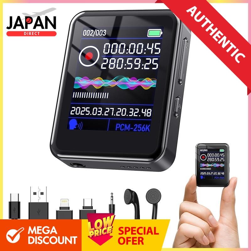 Zyvrex Voice Recorder Small IC Recorder [32GB Large Capacity & 50 Hours ...