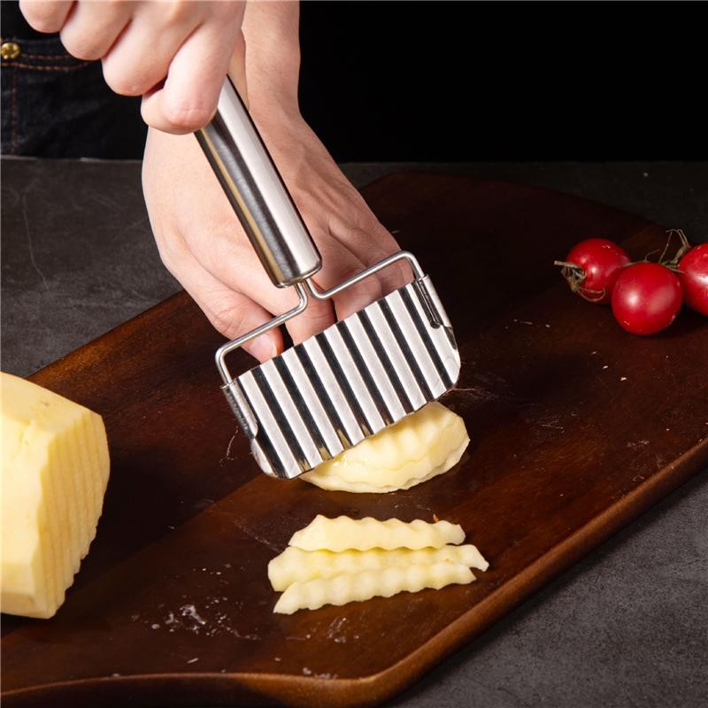 TRTOP Stainless Steel Wave Knife Potato Cutting French Fry Knife ...