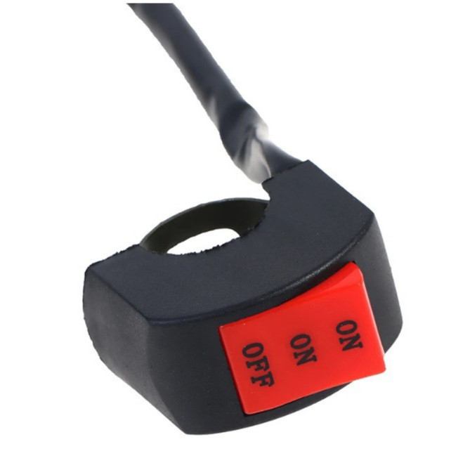 Motorcycle Light Switch ON OFF 3 Mode Universal Motorcycle Handlebar ...