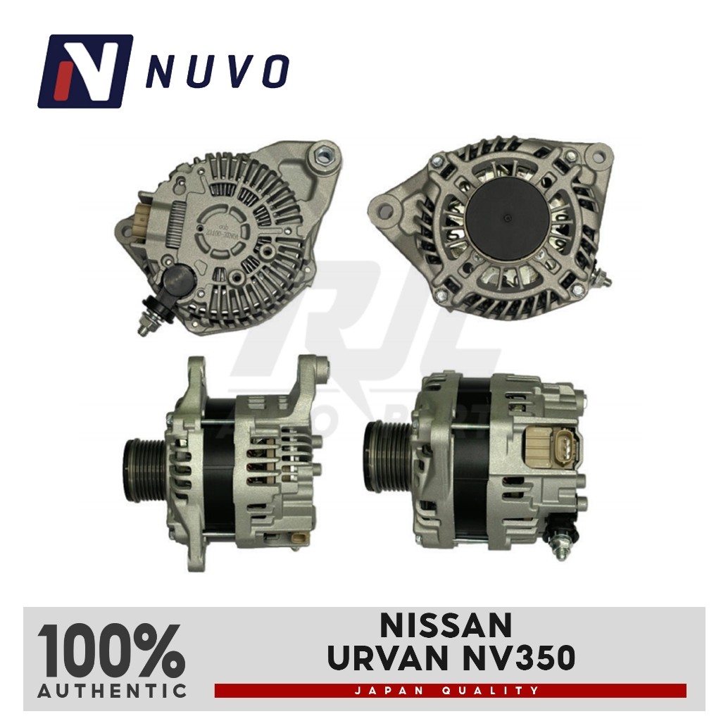 NUVO ALTERNATOR ASSY Nissan Urvan NV350 23100-3XN0A 1pc | Shopee ...
