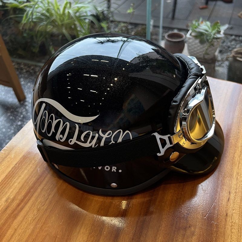 2024 Summer Men Women Half Helmet Harley Helmet Retro Motorcycle 3C ...