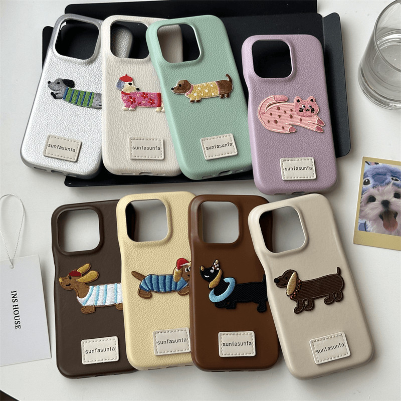 Advanced Sensory cortex three-dimensional cute cat and dog phone case ...