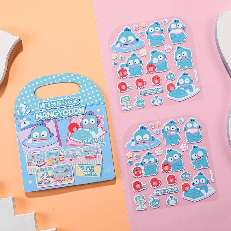 Sanrio stickers Hangyodon Fun Stickers This fun scene stickers cartoon ...