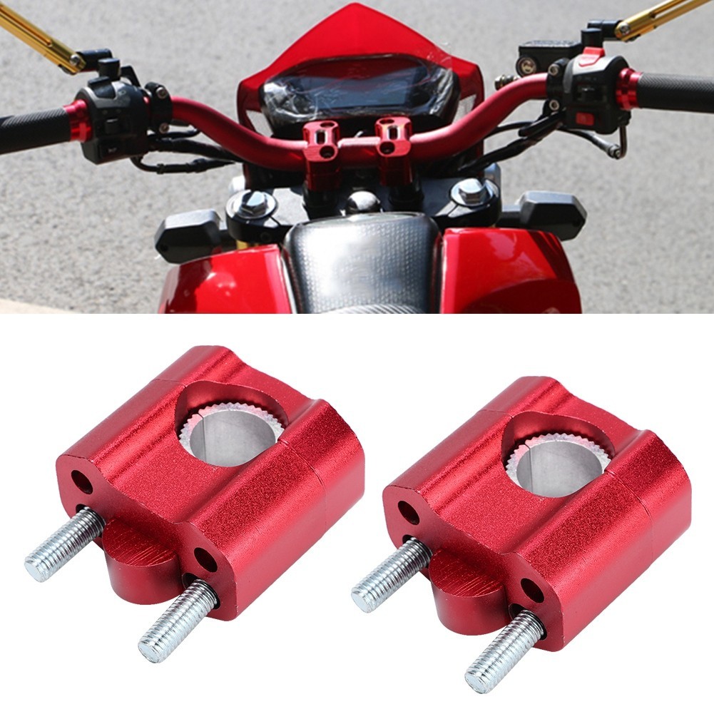 Cloudshop Fat Bar Risers Heavy Duty Aluminium Alloy Anodized Red ...
