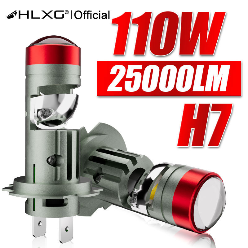 H7 H18 Led Lens 1:1 Wireless H11 H8 H9 Led Projector 9005 9006 HB3 Car ...