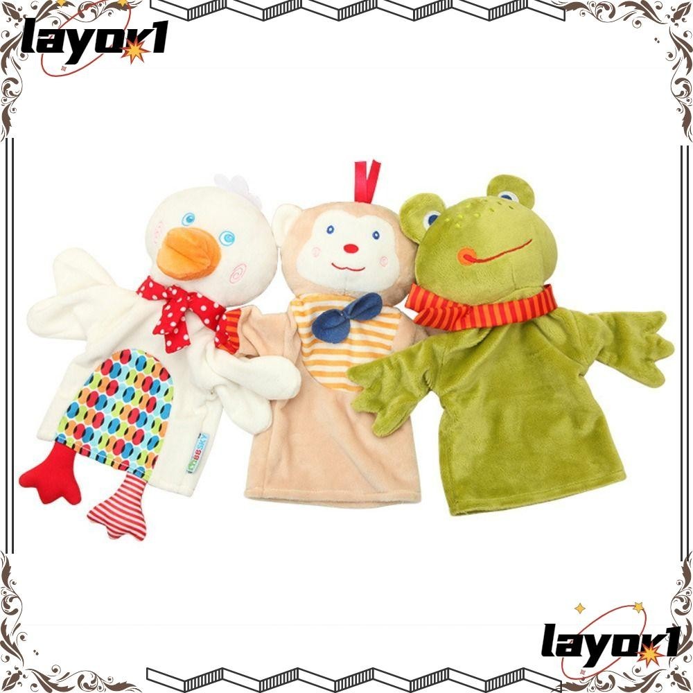LAYOR1 Kids Hand Puppets, Soft Interactive Role Play Finger Puppet ...