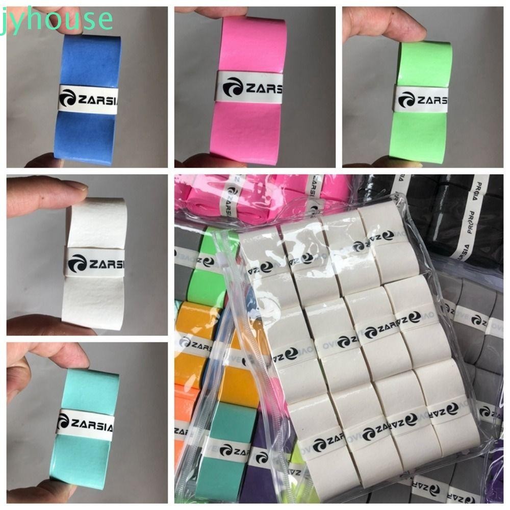 JYHOUSE Anti-slip Tennis Overgrips, Polyester Ammonia Tacky Feel ...