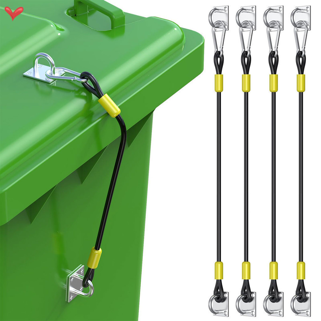 Trash Can Lid Lock,Heavy Duty Bear Proof Trash Can Locks for Animals ...