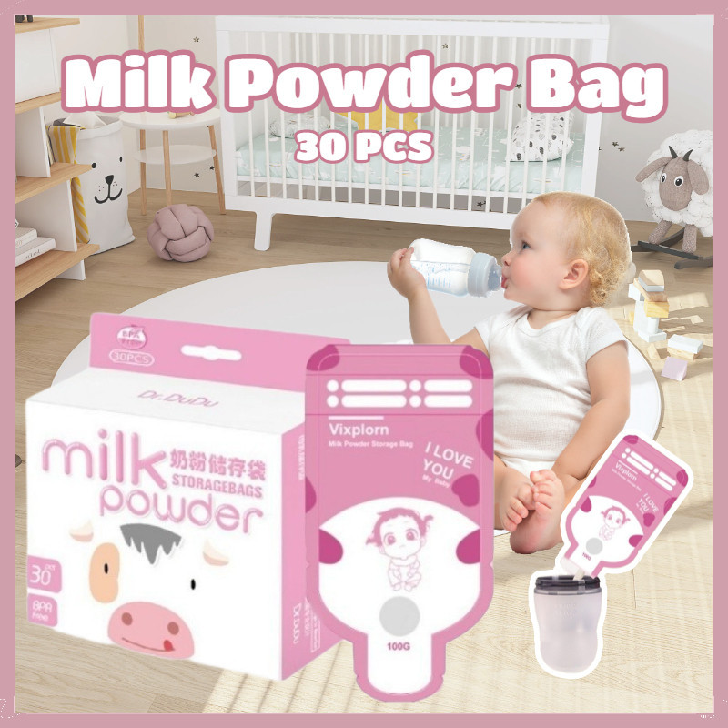 30PCS Milk Powder Bag Disposable Portable Feeding Dried Milk Food Bag ...