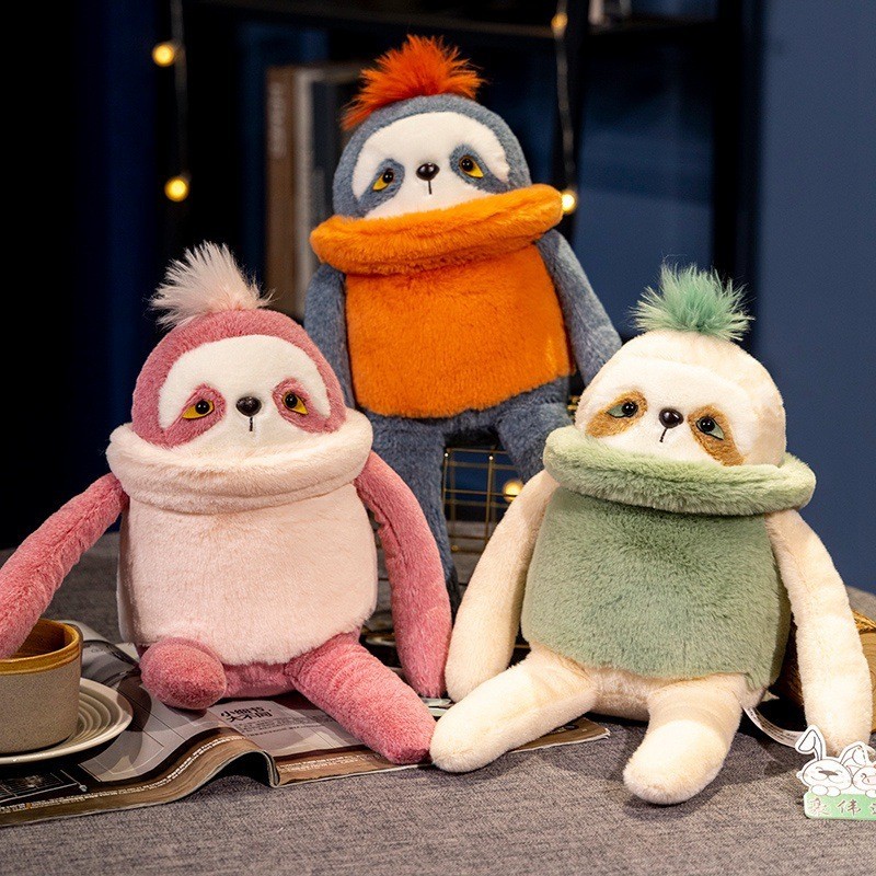 Sloth Doll Ragdoll Jungle Animal Plush Doll Children Sleeping Pillow ...