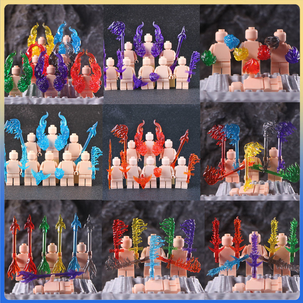 Special effects piece PJ27-33 set 7-color accessories building blocks ...