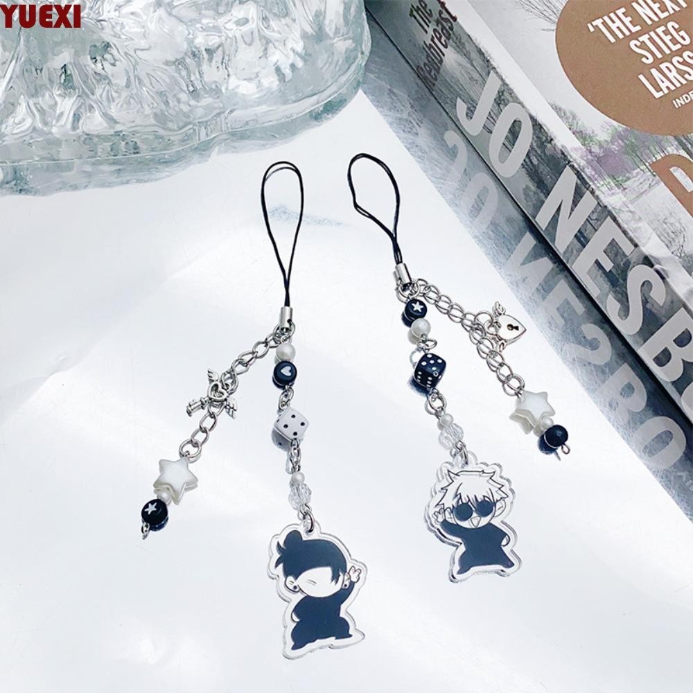YUEXI Anime Phone Keychain, Jujutsu Kaisen Satoru Gojo Mobile Phone ...