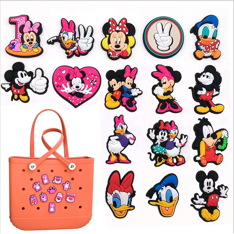 Cartoon Mickey Mouse Jibits for Croc Disney Minnie croc Bag Donald Duck ...