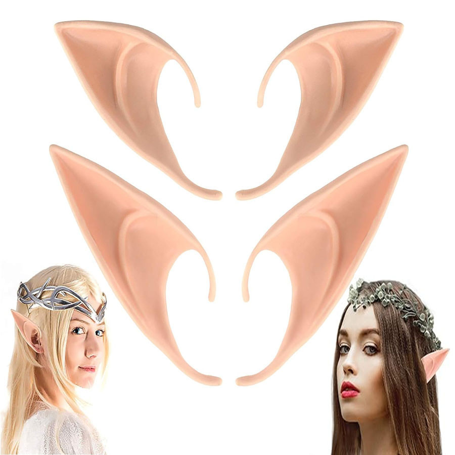 Mysterious Angel Elf Ears Latex Ears for Fairy Cosplay Costume ...