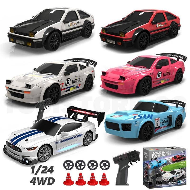 1/24 RC 4WD GTR Drift Racing Car High-quality AE86 Car Model Toy Ford ...