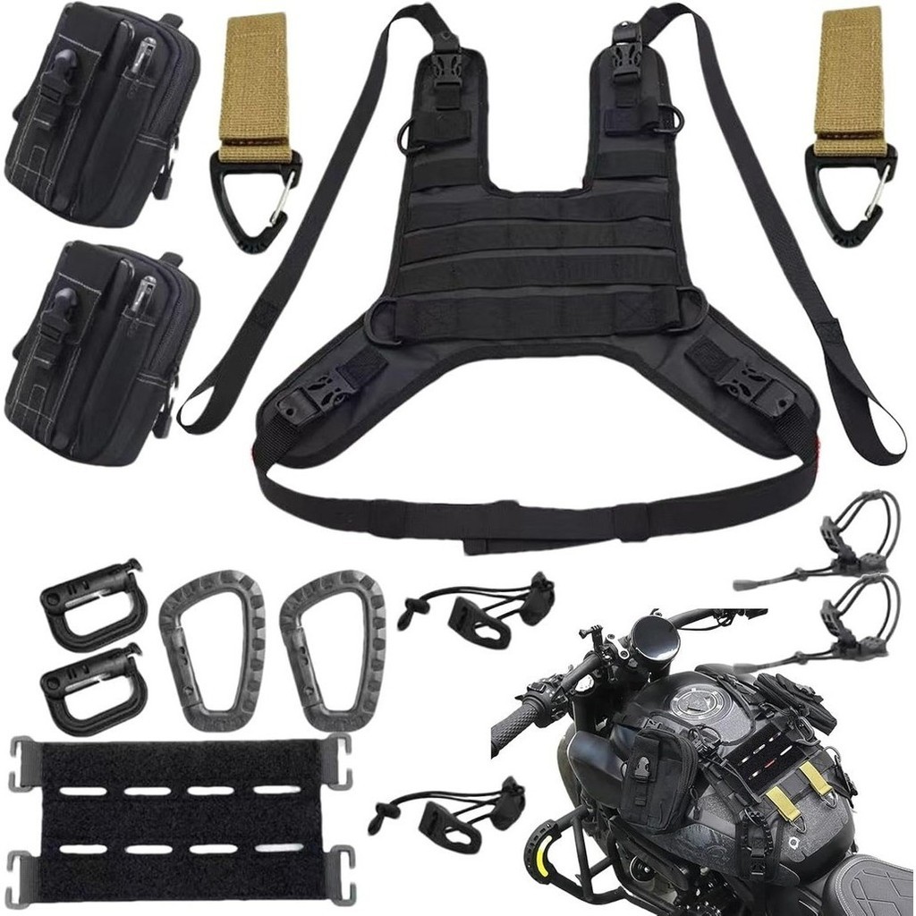 Tank Bag for Motorcycle | Tank Mount Base Saddle Pack Tank Bag | Seat ...
