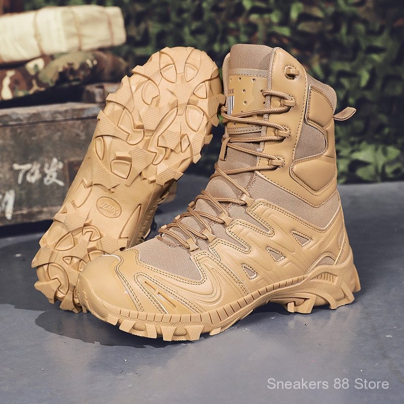Ready Stock Men's Military Boots Special Forces Hiking Boots ...
