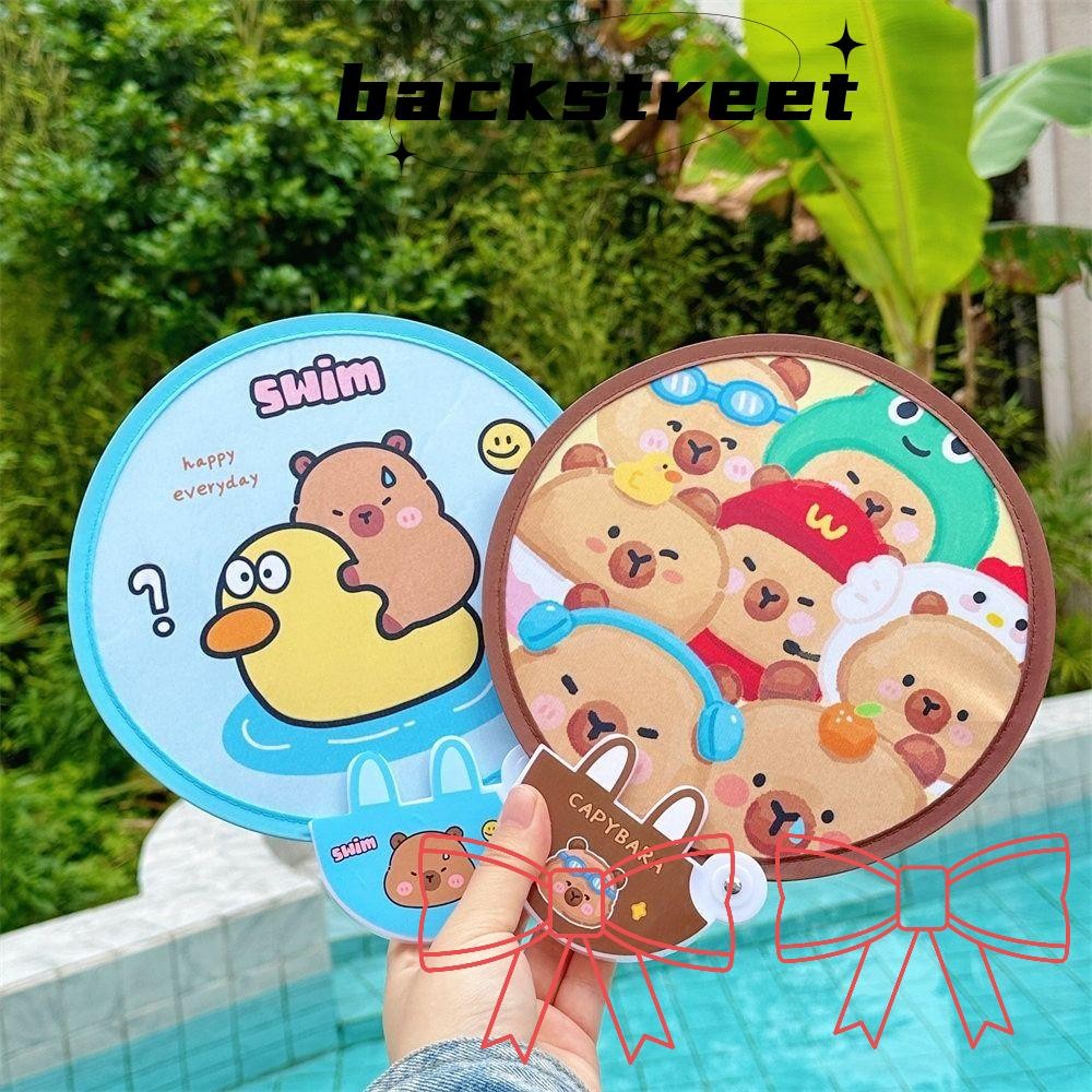 BACKSTREET Folding Group Fan, Cartoon Creative Handheld Fan, Cute ...