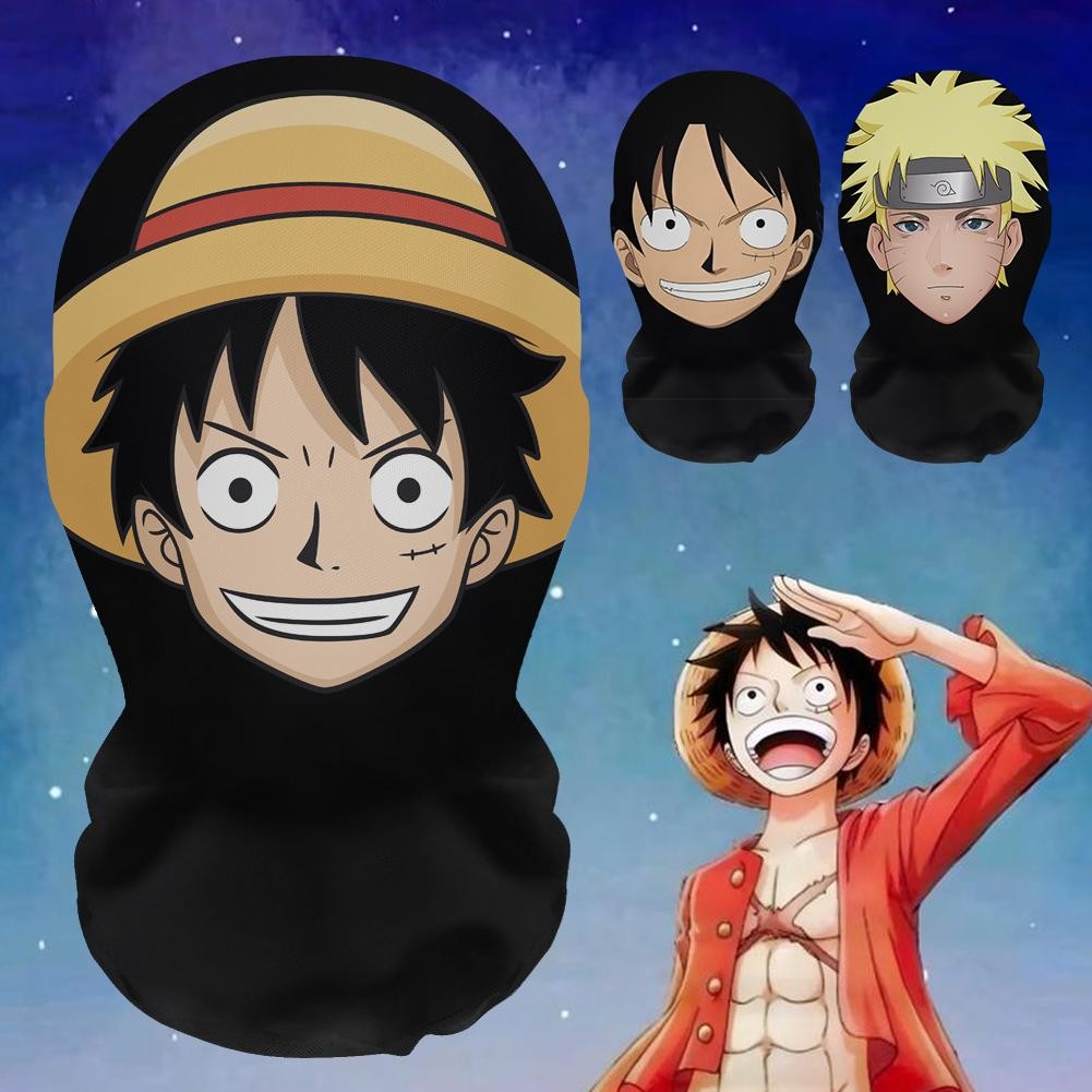 Anime Full Face Mask Balaclava Hat Mesh Cartoon Headband Balaclava One ...