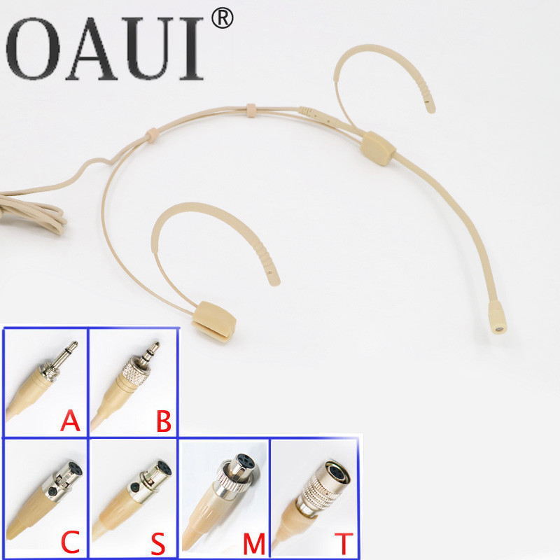 Professional Ear Hanging Headset/Headworn Microphone for Shure Wireless ...