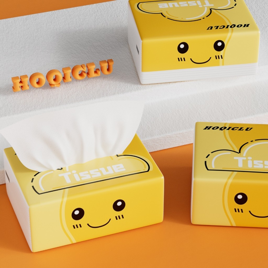 1 Pack Facial Tissue Car toilet paper Disposable Facial Tissue cleaning ...