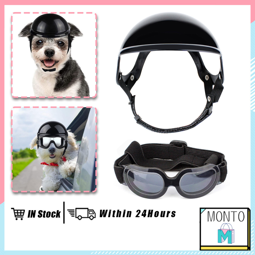 Helmet for Dog Shih Tzu Pet Helmet for Motorcycle Pet Cat Dog ...