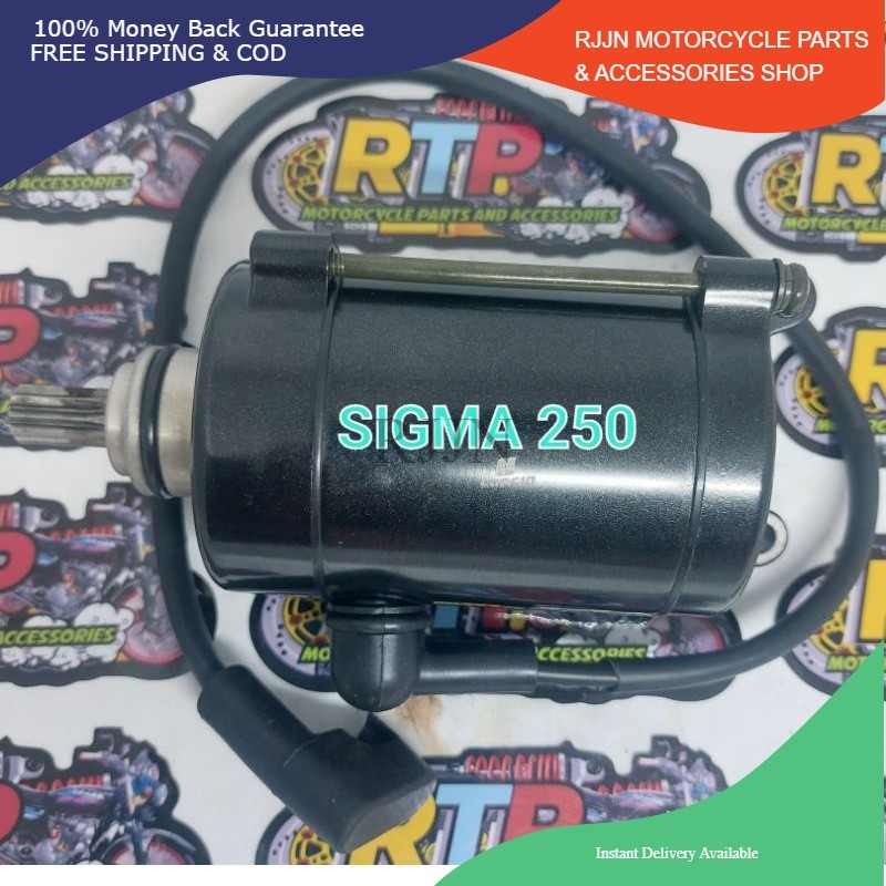 Starter Motor RUSI SIGMA 250 (9T) | Shopee Philippines