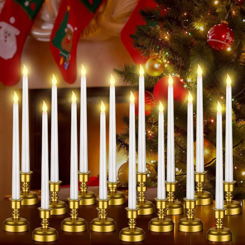 LED Long Pole Electronic Candle Light Flameless Lamp - Pack Pack of ...