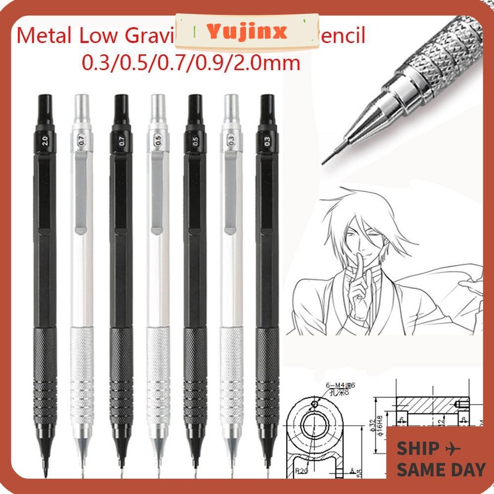 YUJINX Mechanical Pencil, Stationery Metal Automatic Pencil, Creative 0 ...