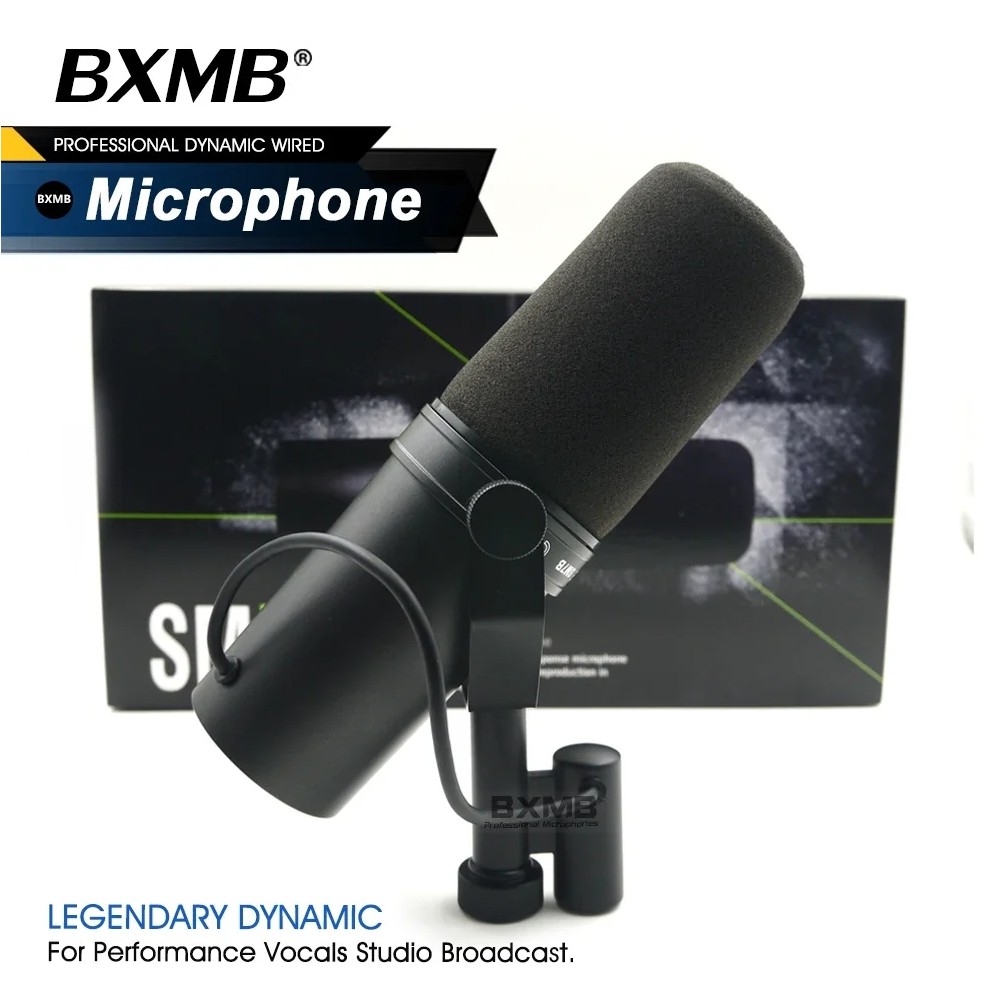 nxp-SHURE SM7B Cardioid Dynamic Microphone Studio Selectable Frequency ...