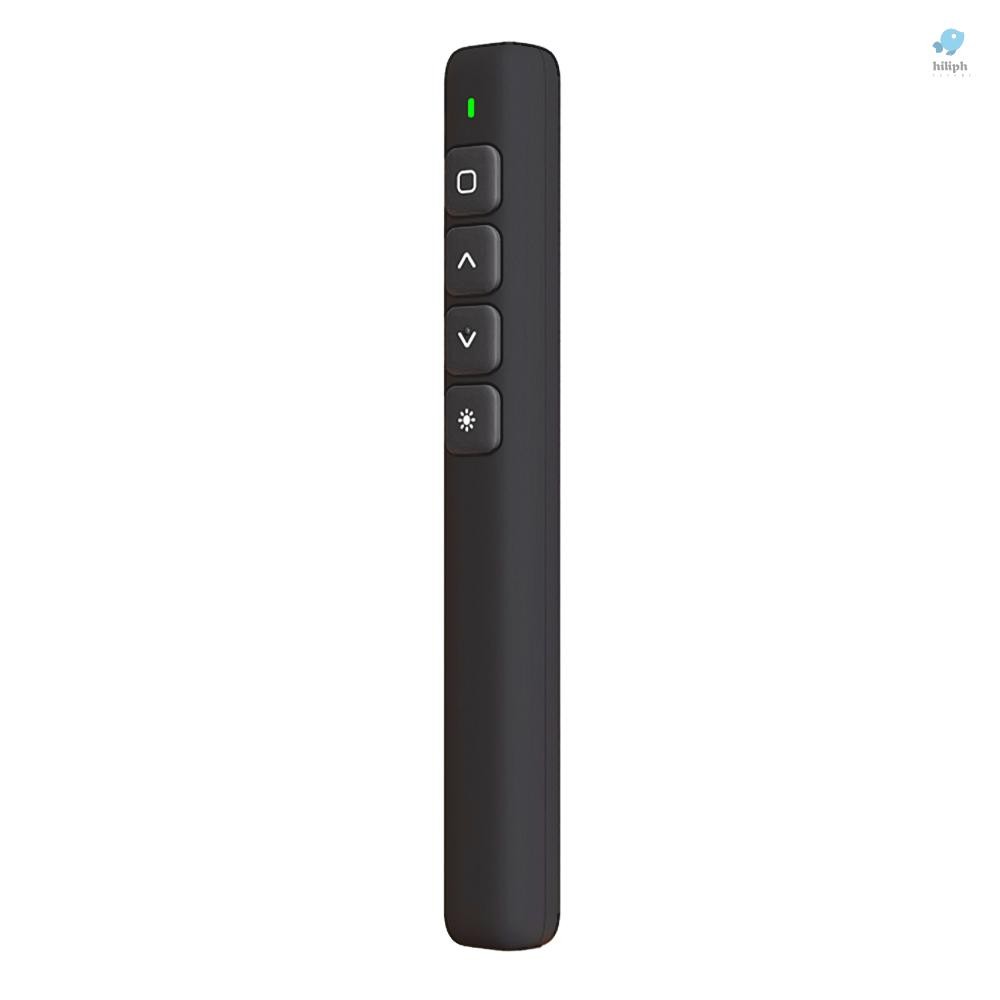2.4GHz Wireless Presenter Remote Red Light Pointer Presentation Clicker ...