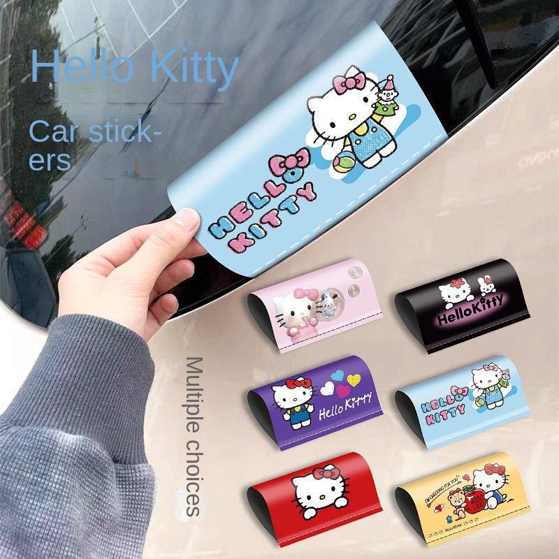 Popular Hellokitty Washed Mark Stick Label Lego Bumper Stickers Cute ...