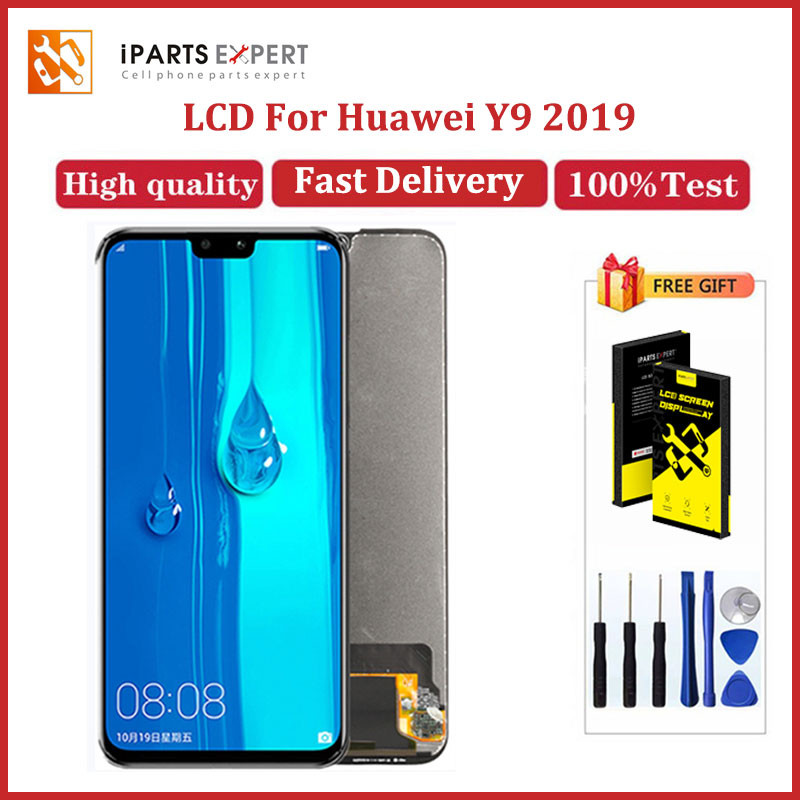 IPARTSEXPERT Original Lcd For Huawei Y9 2019 Lcd Replacement Touch Screen Digitizer Assembly For ...