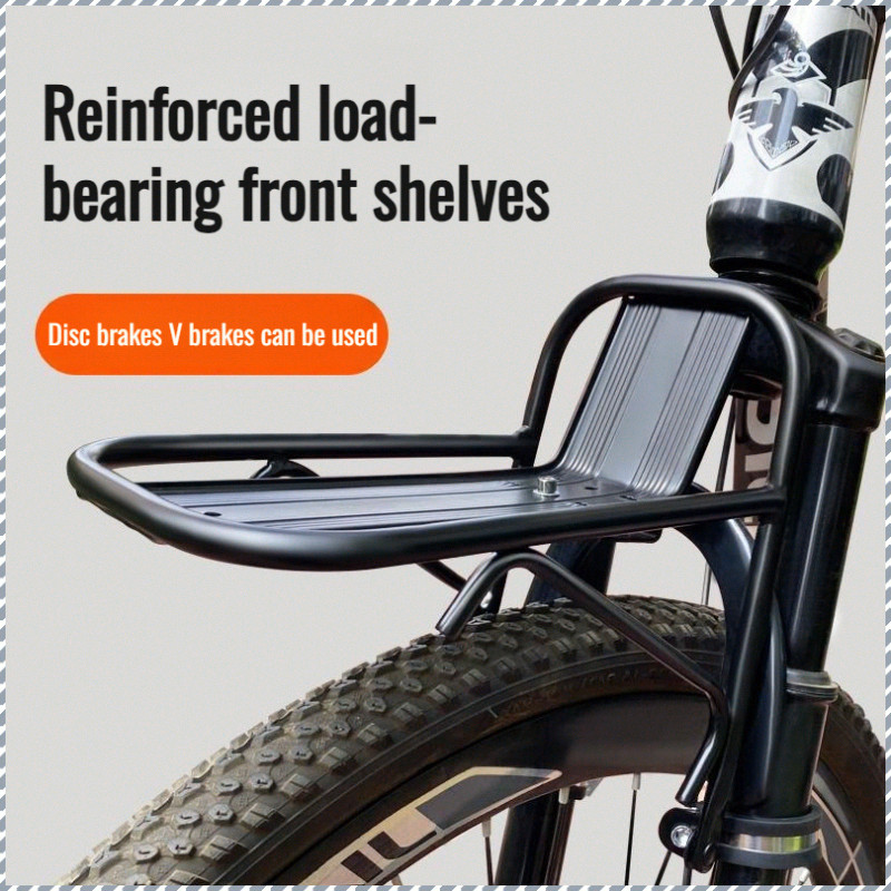 Bicycle front rack basket bracket mountain bike front load rack ...
