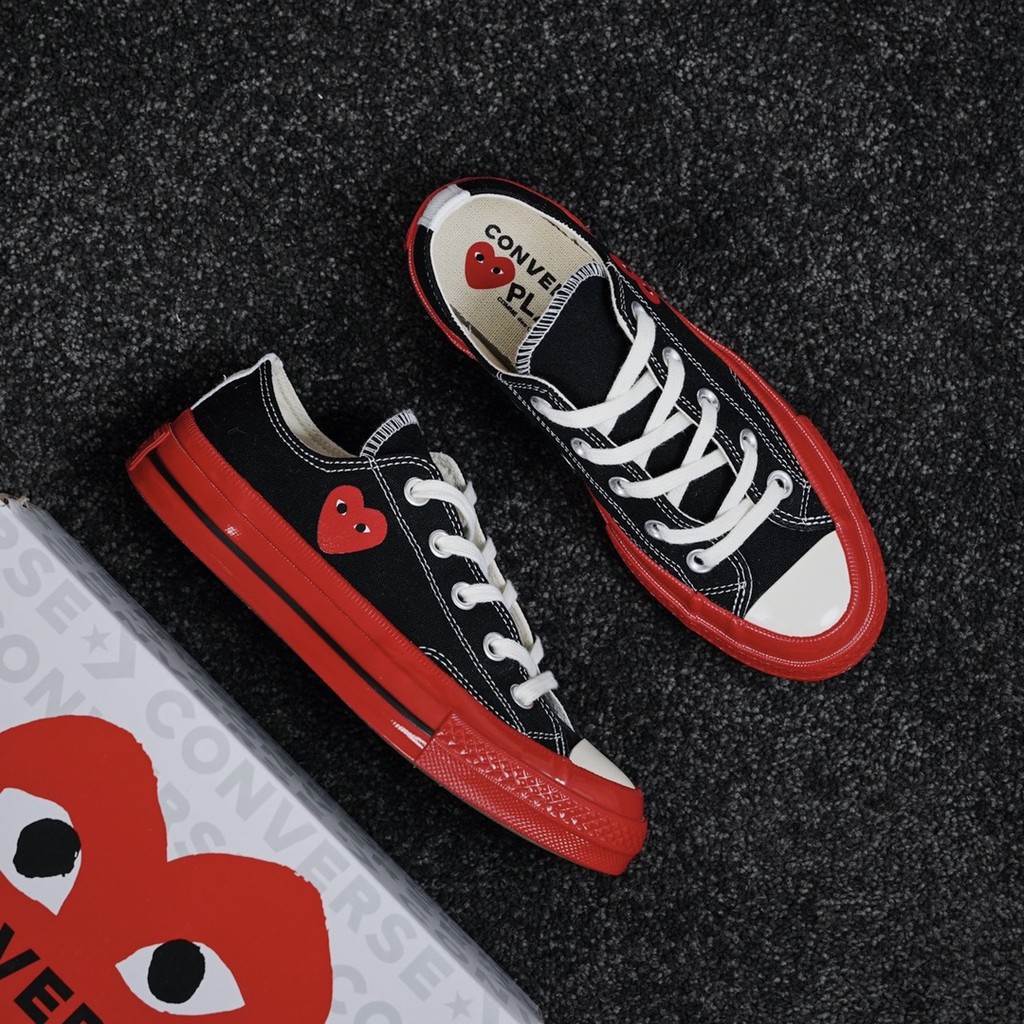 Cdg x Converse Chuck Taylor 1970s Brand New Big Red Sole Rei Kawakubo ...