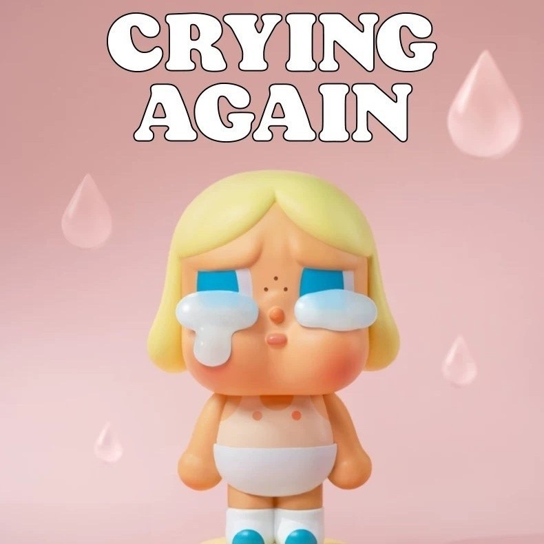 Genuine Pop Mart Crying Baby crybaby Tears Factory Figure | Shopee ...
