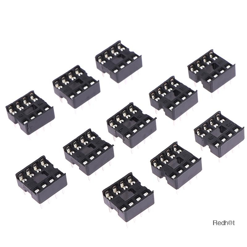 20pcs DIP-8PIC Round Hole 8 Pins 2.54MM DIP DIP8 IC Sockets Adaptor ...