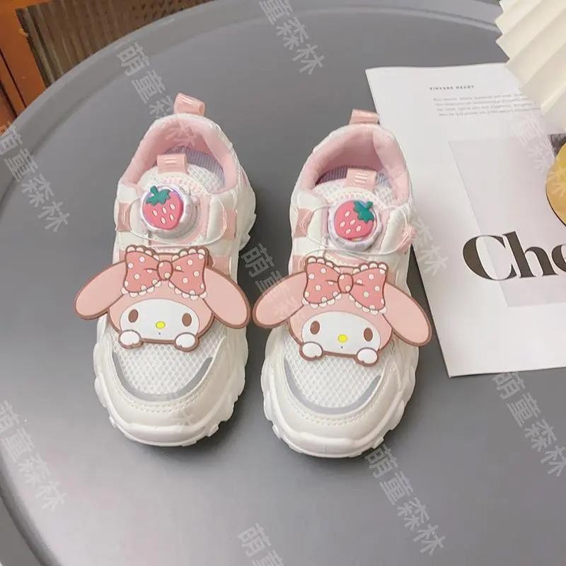 Sanrio Kawaii My Melody Cinnamoroll Kuromi New Children's Sneakers ...