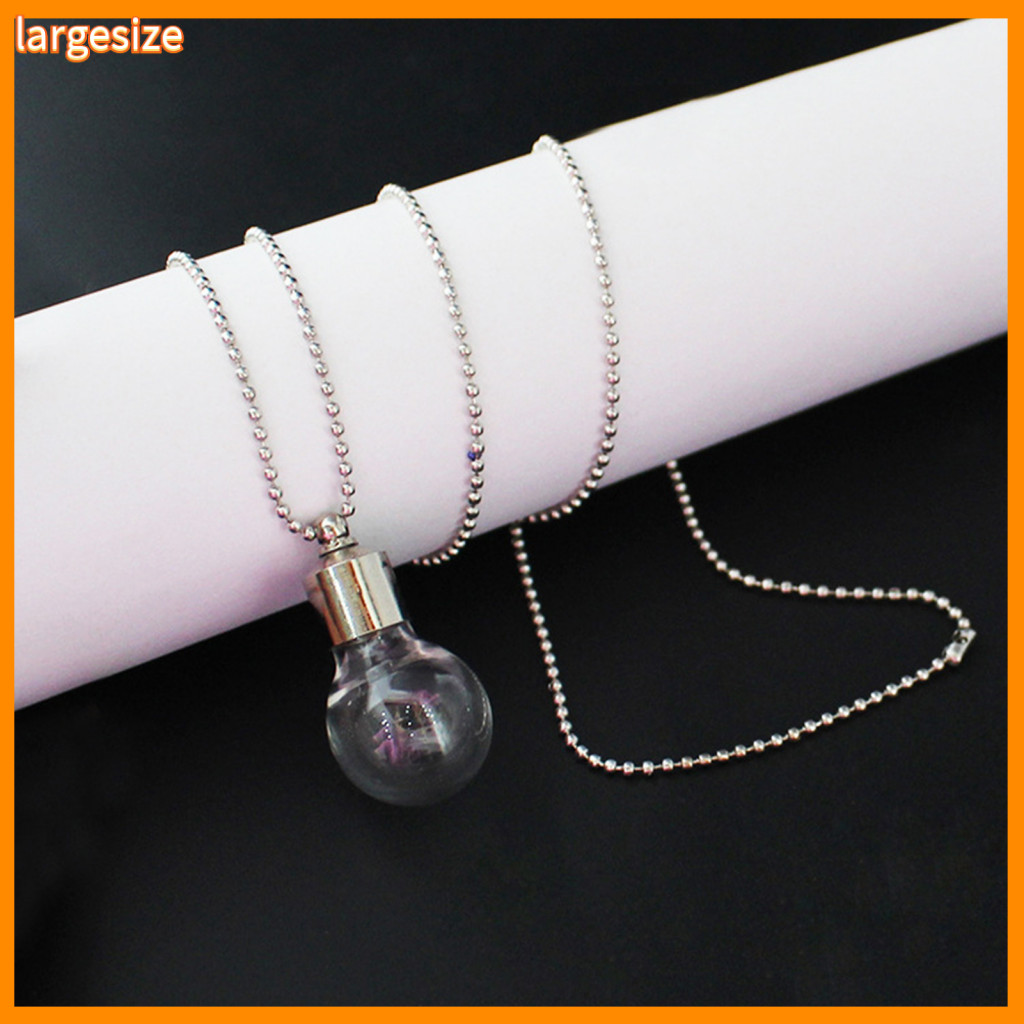 largesize| DIY Necklace Clear Openable Refillable Leakproof Smooth ...