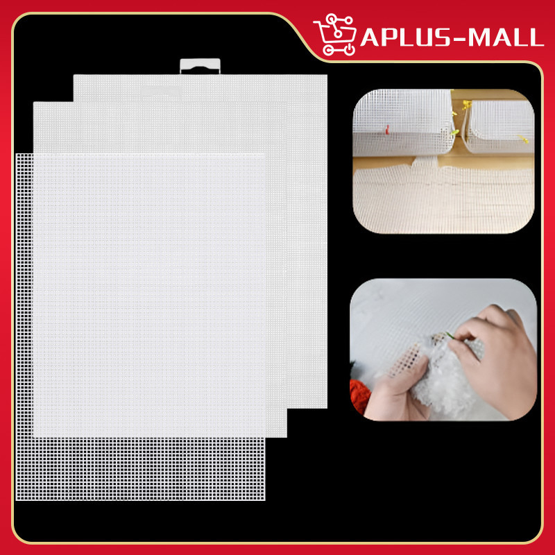 Plastic Canvas Mesh Sheet Bag Mesh Grid Uncut Canvas Mesh Bag Sheet ...